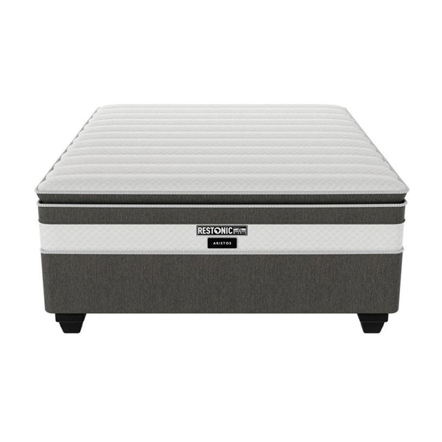Restonic Aristos Plush Single Standard Length Bed Set – Bamboo Mattresses