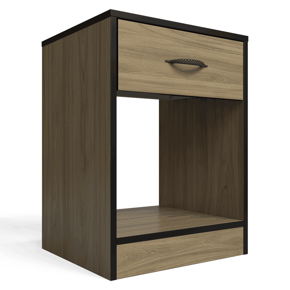 Foundation One Drawers Pedestal Swiss Elm – Bamboo Mattresses