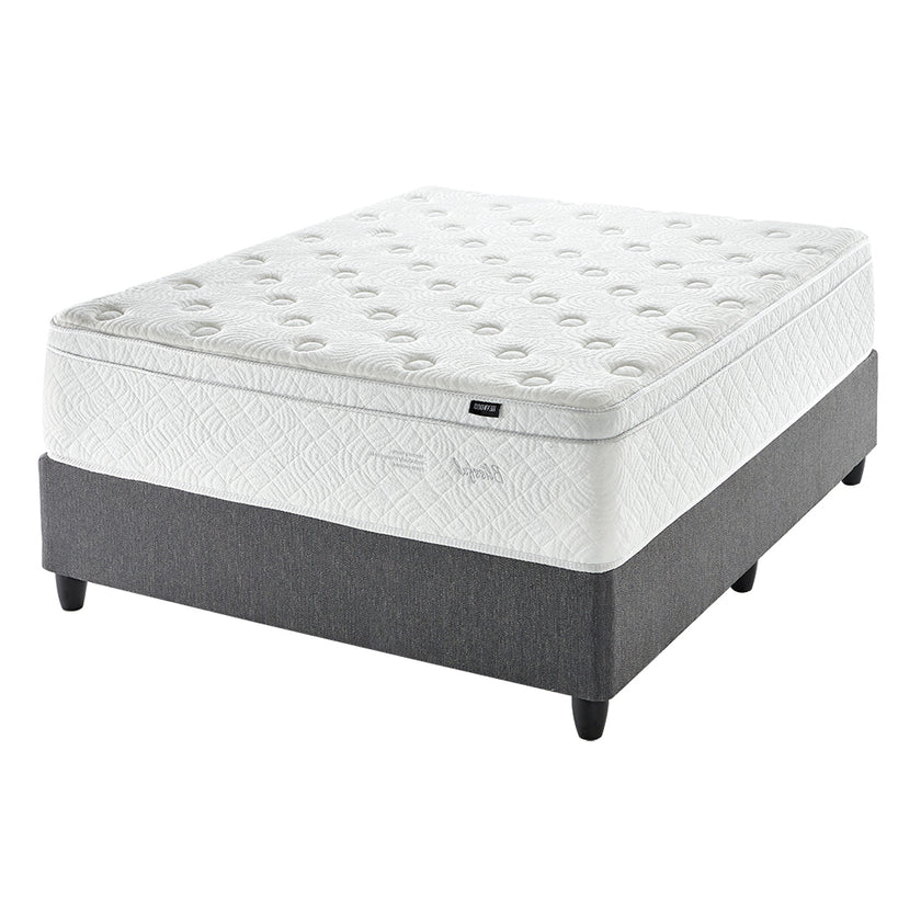 Henwood Blissfull Latex Foam Double Bed Set Extra Length – Bamboo ...