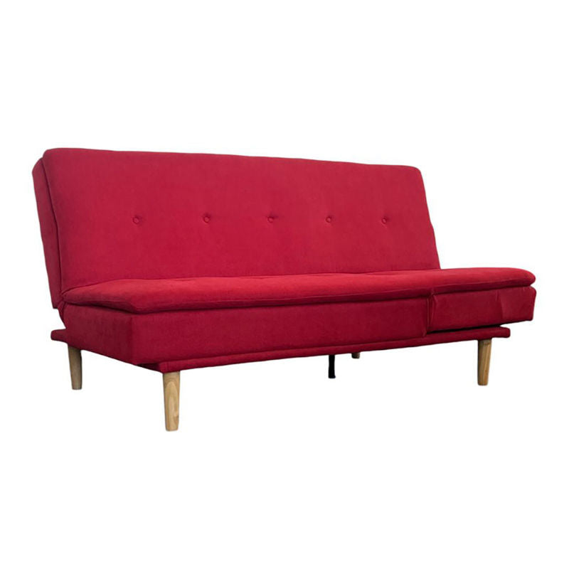 Isabella Sleeper Couch Red Fabric Couch
