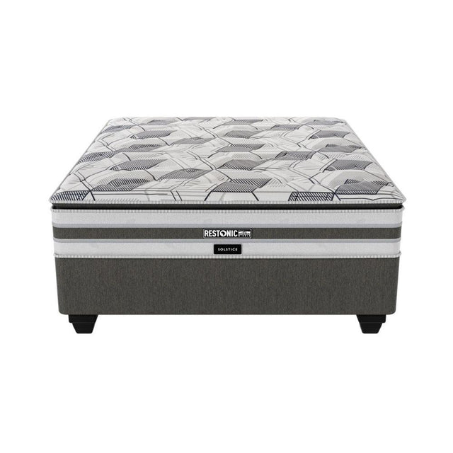 Restonic Supreme Solstice Plush King Standard Length Bed Set – Bamboo ...